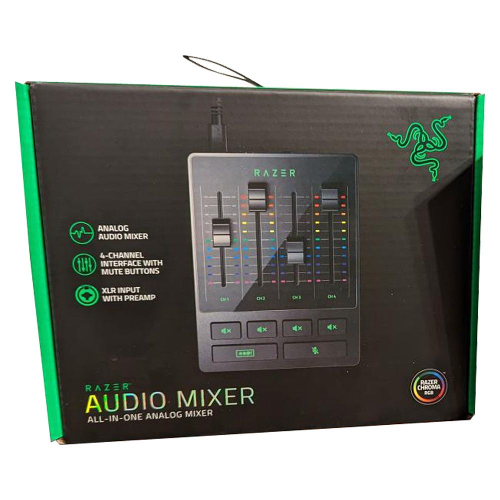 Razer Audio Mixer - All-in-one Digital Mixer for Broadcasting and ...