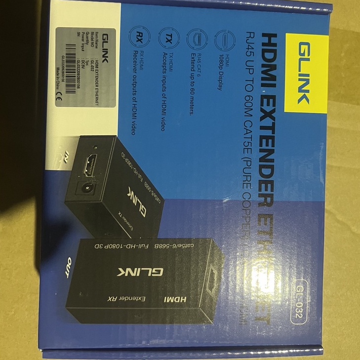 HDMI EXTENDER GLINK ( GL032 ) CAT5E CAT6 EXTENDER 60M. | Shopee Thailand