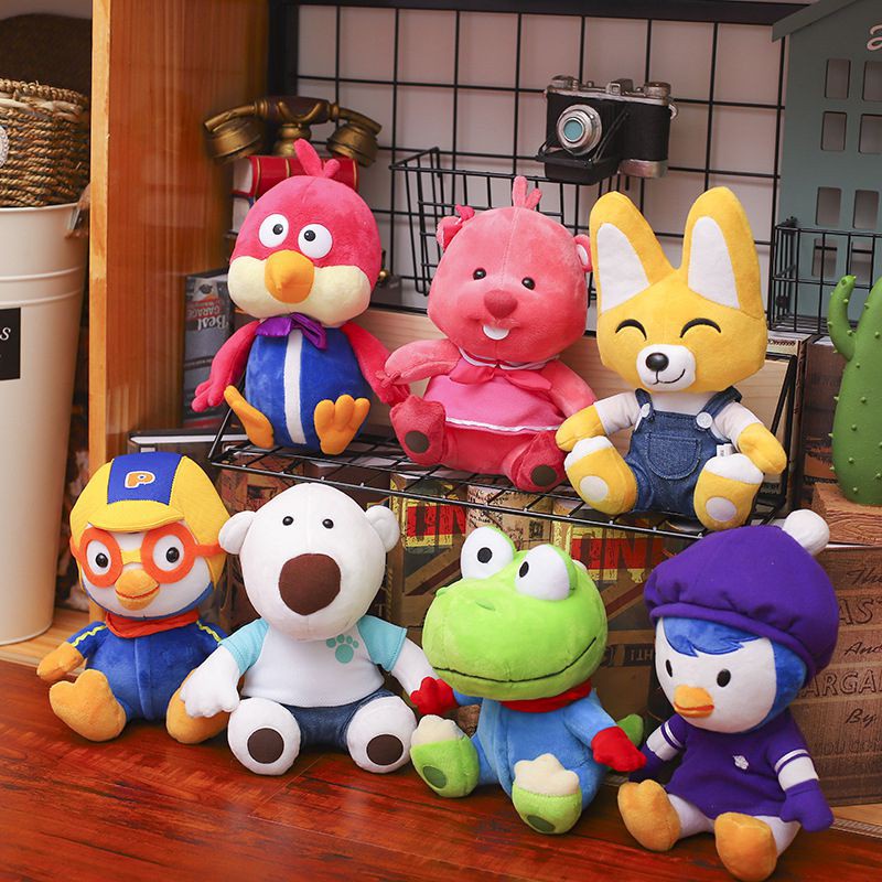 【พร้อมส่ง】ของเล่นตุ๊กตาการ์ตูน Pororo Little Penguin Petty Eddie Crong ...