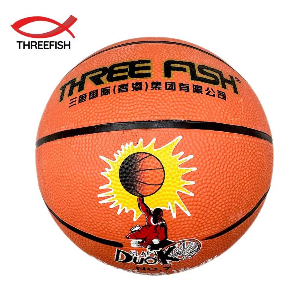 ลูกบาสเกตบอล THREEFISH 1 เบอร์ 7 (รุ่นใหม่ 2022) เล่นได้ทั้งพื้นปูน และ ปาเก้ | Shopee Thailand