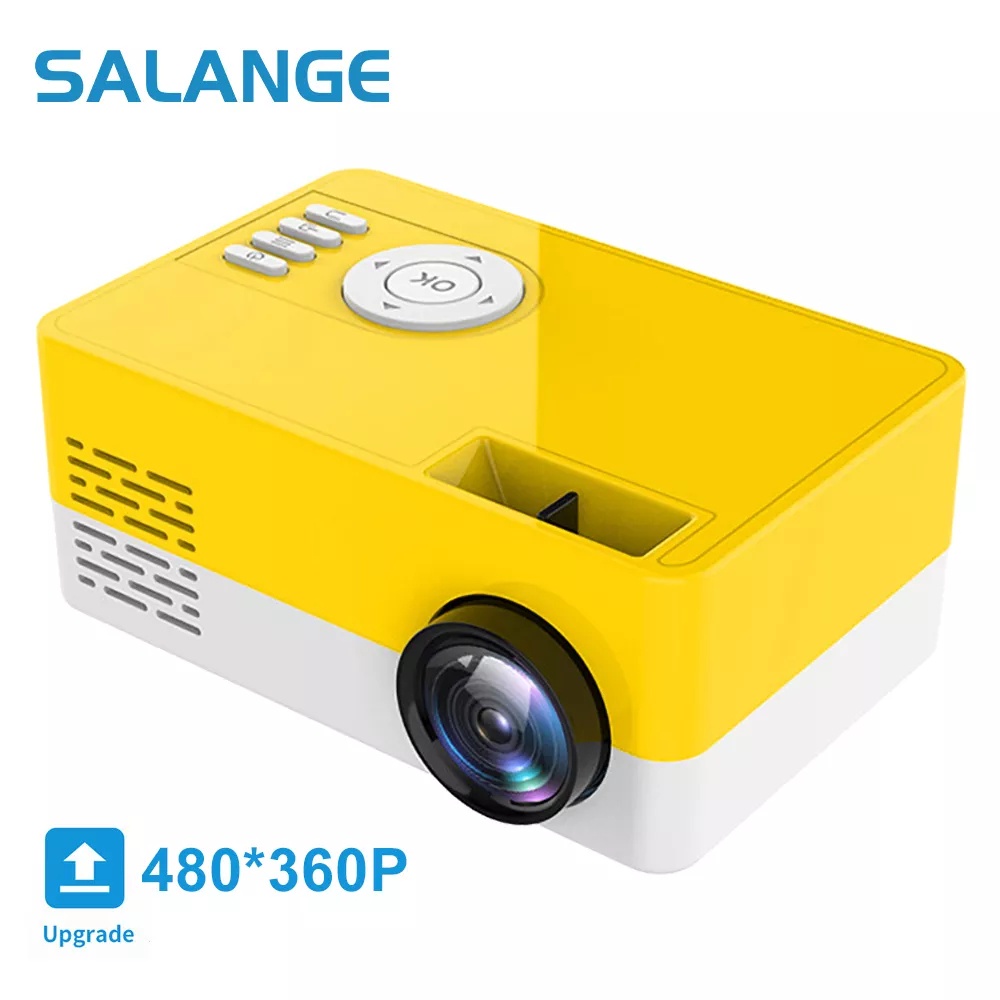 Salange J15 Pro Mini Projector Led Beamer for Home Theater 480x360 ...