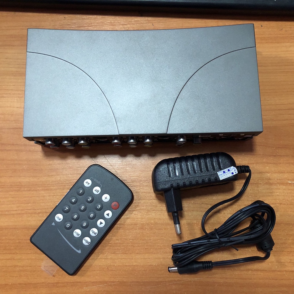Araneus AVS-41I 4-Way AV Selector w/ S-Video & IR Remote (4-in, 1-out) | Shopee Thailand