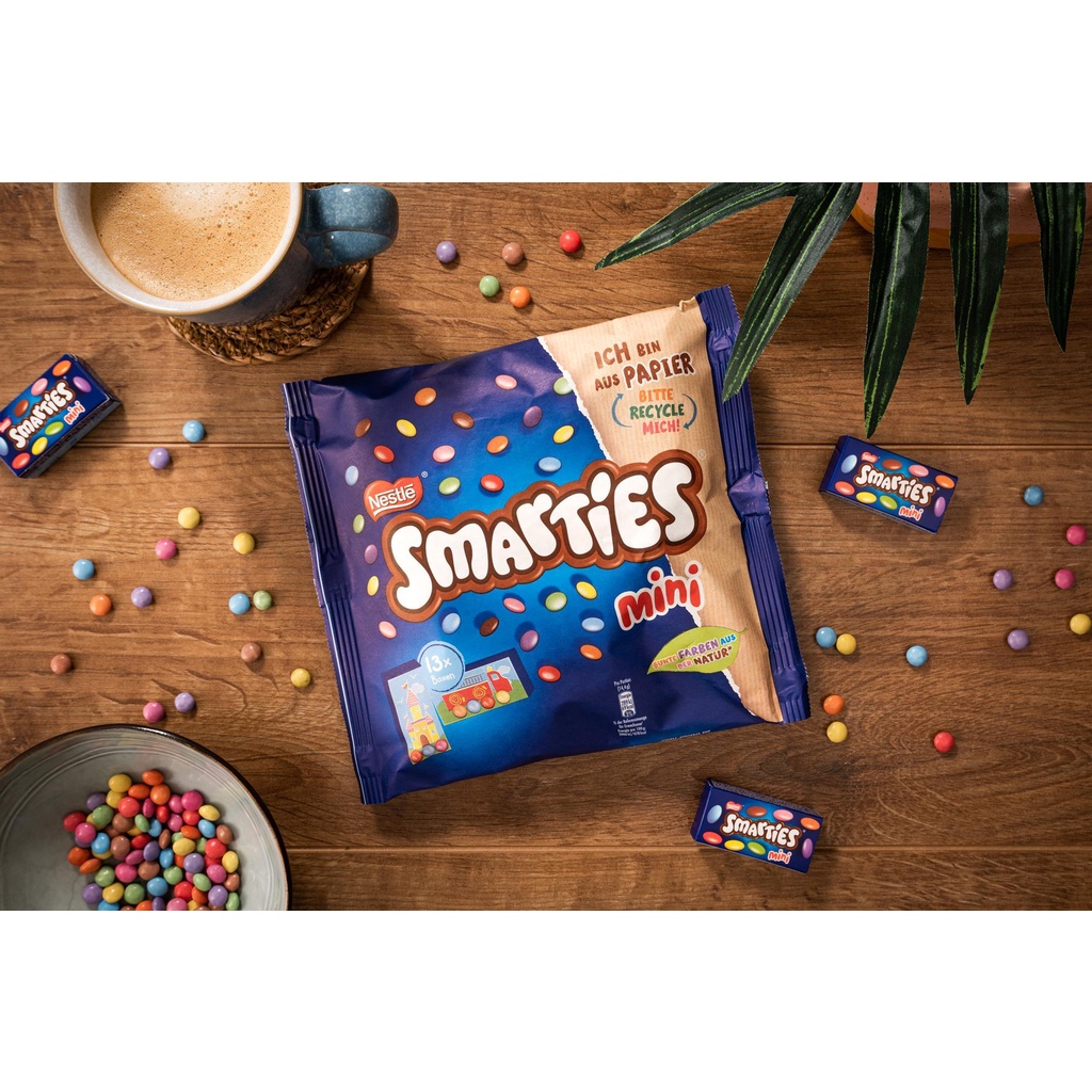 Nestlé Smarties Mini Chocolate 1ถุงมี 13 อัน BBF 31/02/24 | Shopee Thailand