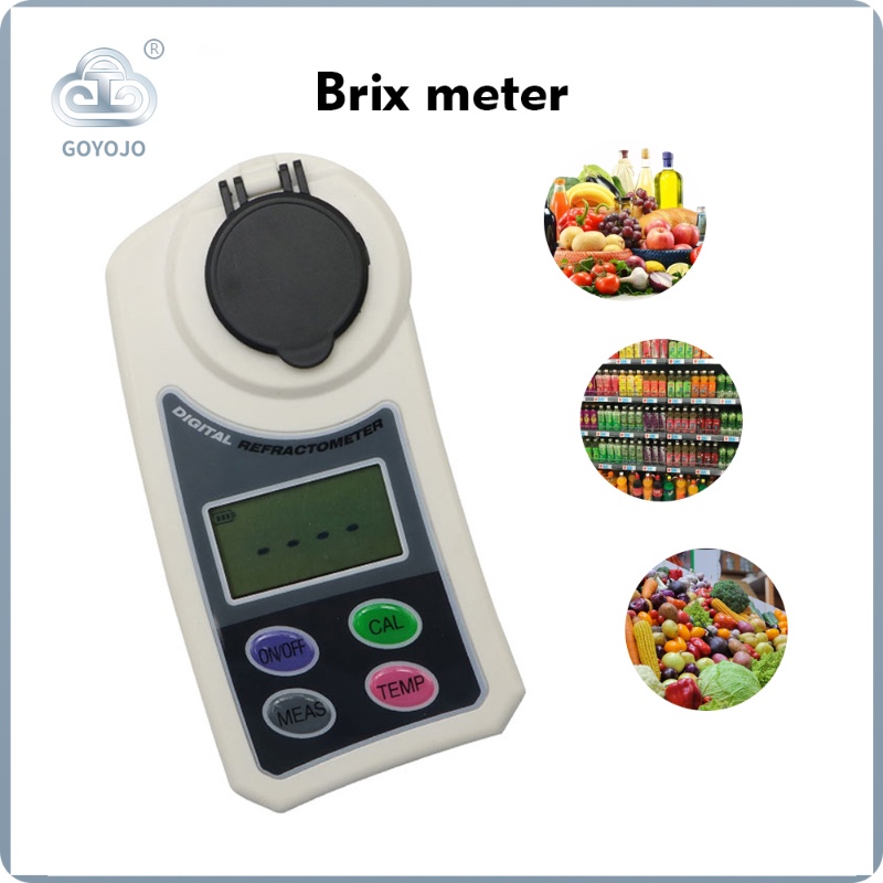 Digital Refractometer เนื้อหาน้ําตาล Refractometer 0~55% Brix Meter ...