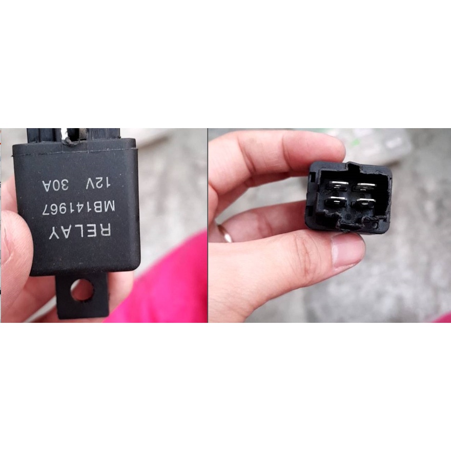 12V4ขา 30A รีเลย์ไฟหน้า12V 4ขา MB141967,BRM151 | Shopee Thailand