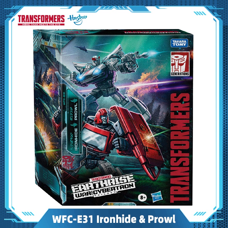 Hasbro Transformers Earthise WFC-E31 Ironhide & Prowl - Deluxe 2-pack ...