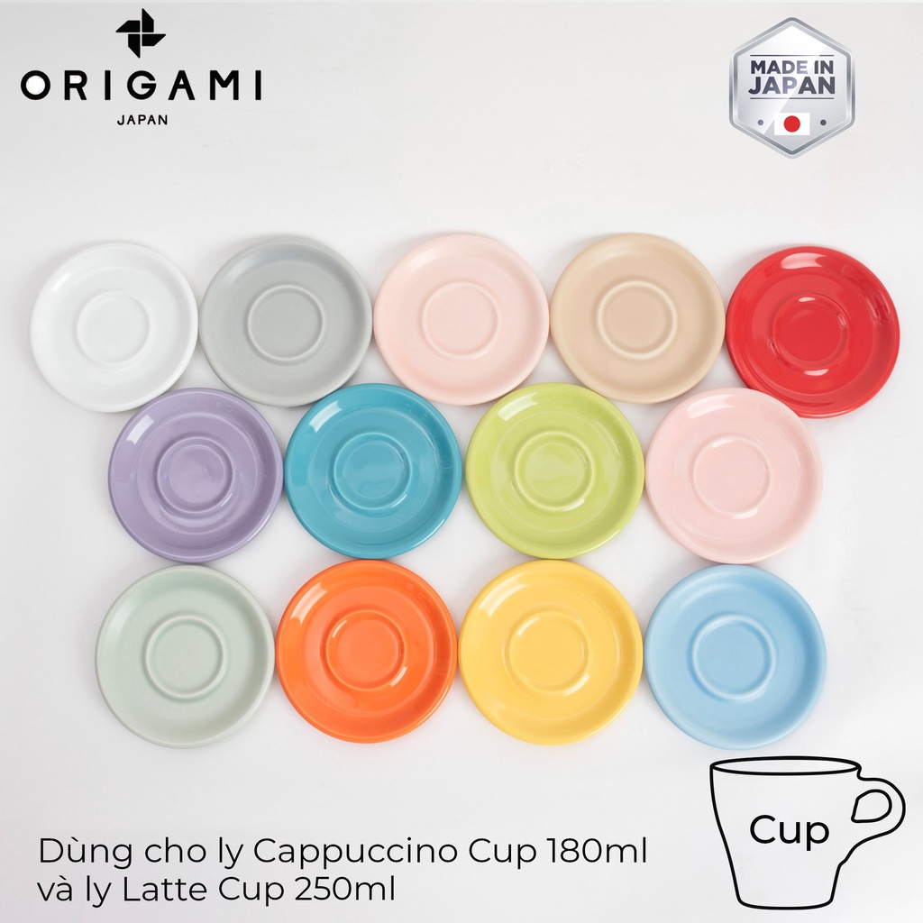 [Origami Japan ] Volcano Origami Cappuccino Latte Cup Saucer 147mm ...