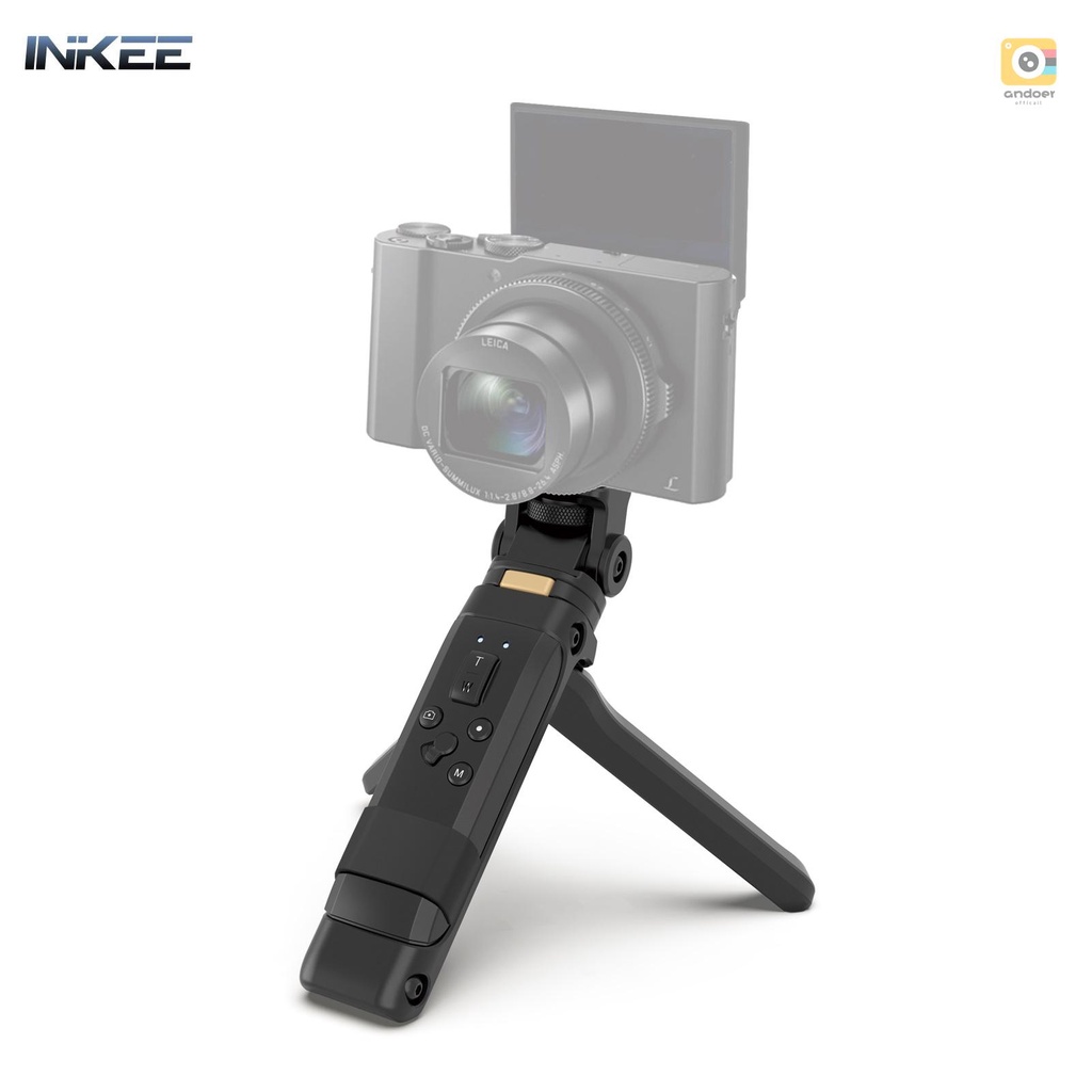 INKEE Mini Remote Control Tripod Wireless Remote Shooting Grip with ...