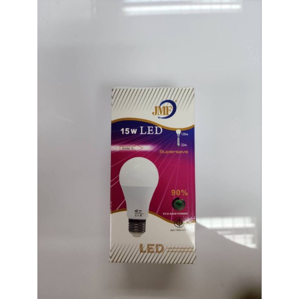 JMF หลอดไฟLED 10W 15W ขั้ว E27 หลอดประหยัดไฟ มอก.1955-2551 | Shopee Thailand