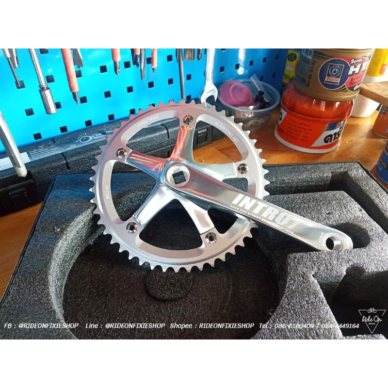 ชุดจานปั่นจักรยาน INTRO7 2022 CRANKSET สำหรับ Fixedgear | Shopee Thailand
