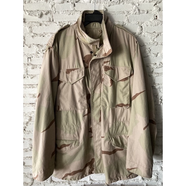 เสื้อแจ็คเก็ต US Army M65 Cold Weather Field Jacket Desert Camo DCU ...