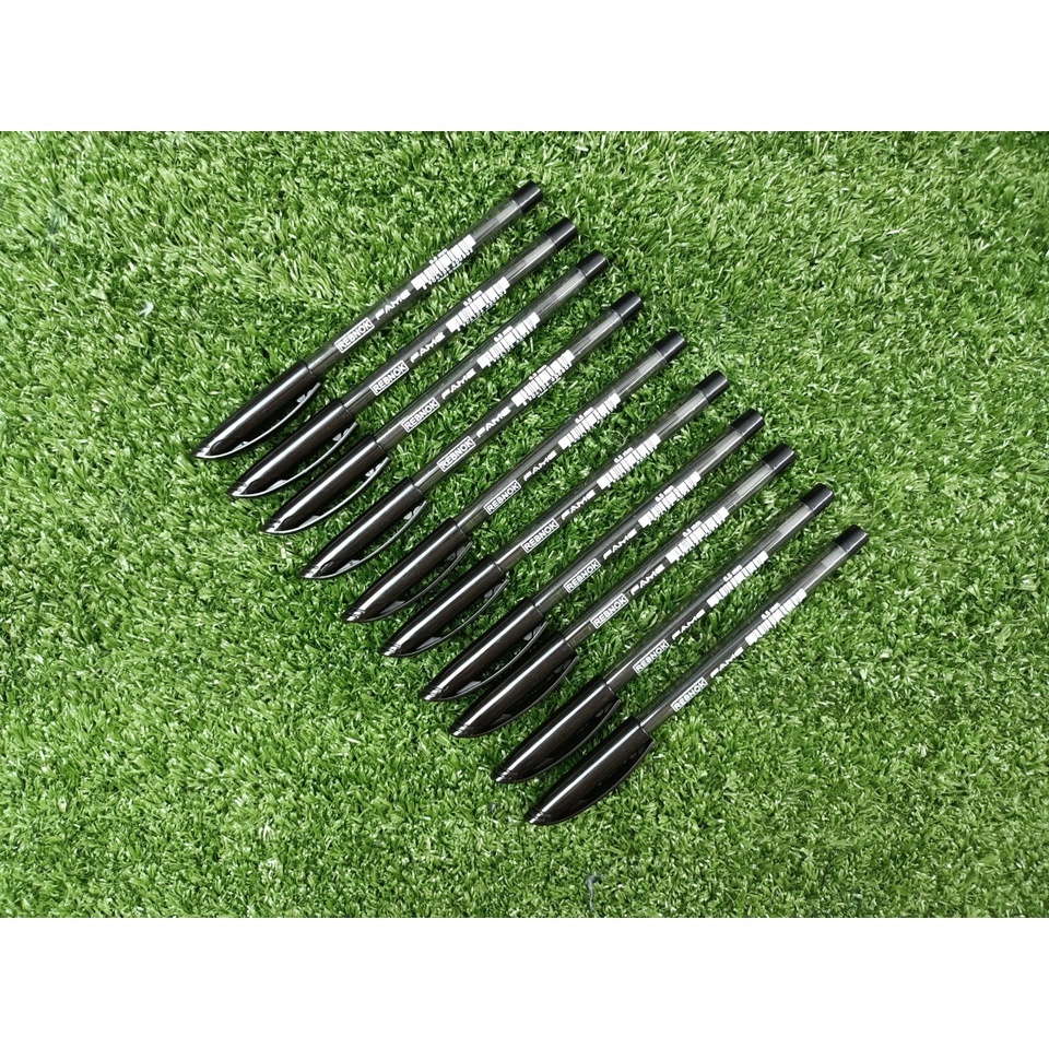 REBNOK ปากกาลูกลื่นเจล FAME (BALL PENS FAME) ขนาด 0.5mm. สีดำ / สีแดง ...