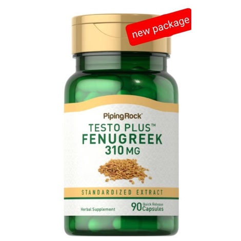 Testo Plus Fenugreek Standardized Extract 310 mg 90 Quick Release ...