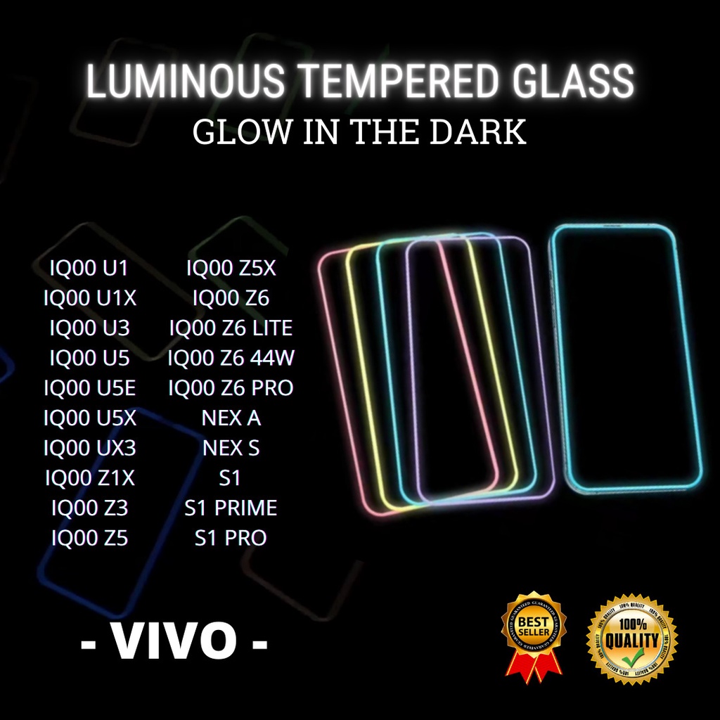 กระจกนิรภัย เรืองแสงในที่มืด คุณภาพดี สําหรับ HP> IQ00 U1-U1X-U3-U5-U5E ...