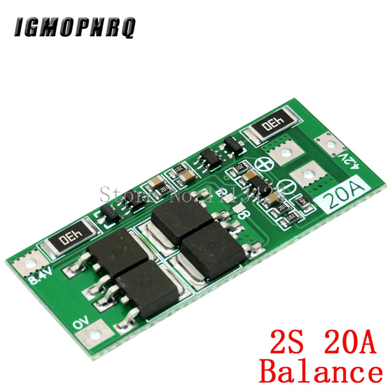 บอร์ดป้องกันแบตเตอรี่ลิเธียม 2S 3A 4A 5A 8A 10A 13A 20A 7.4V 8.4V Li-ion 18650 | Shopee Thailand