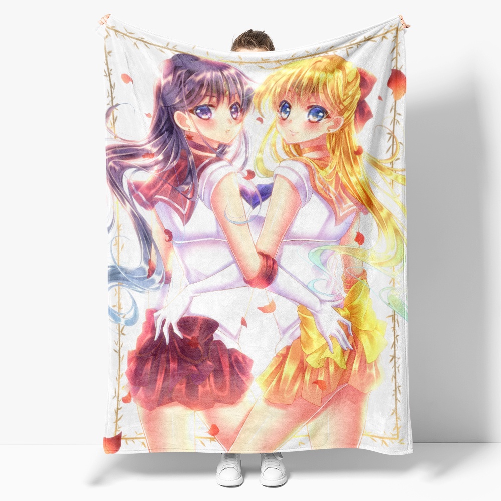 ผ้าห่มสักหลาด ลายการ์ตูนเซเลอร์มูน 4 ขนาด | Shopee Thailand