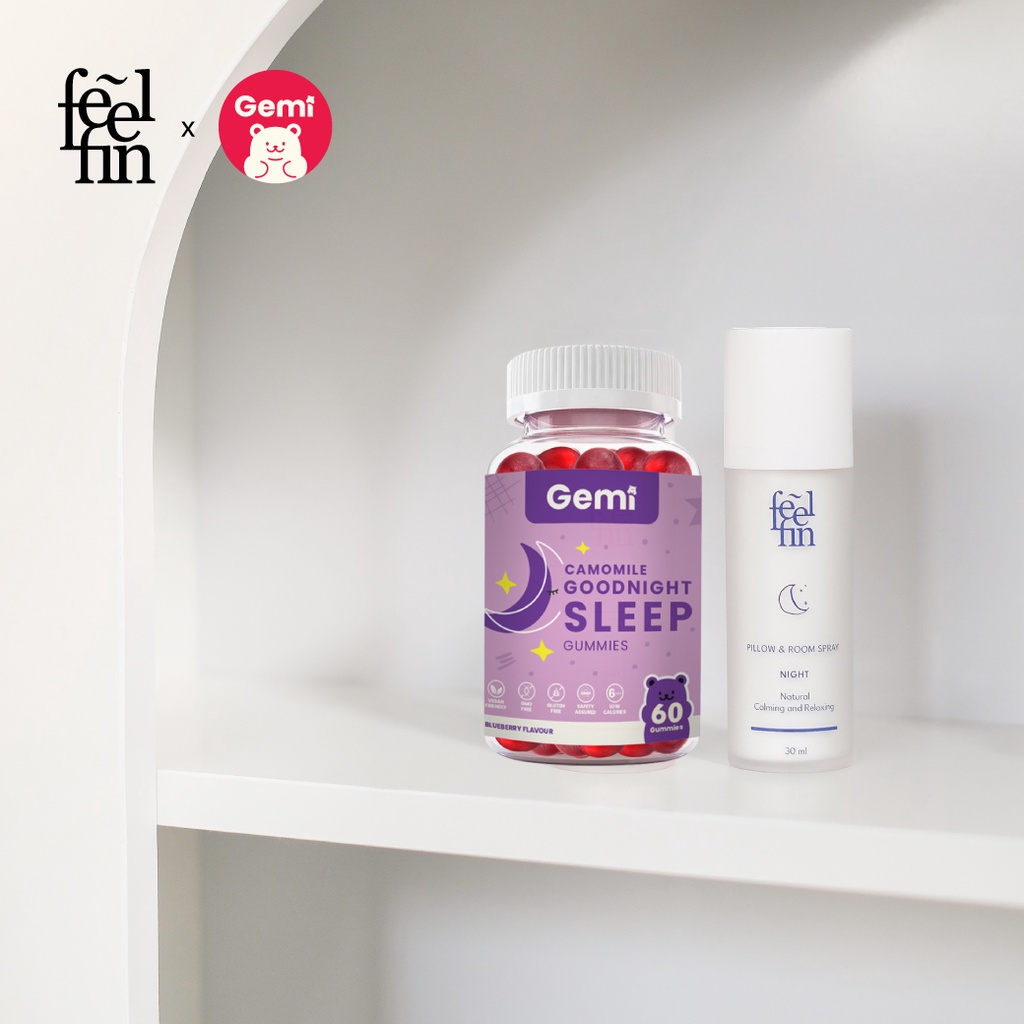 Feelfin x Gemi - Pillow Spray กลิ่นNight สเปรย์ฉีดหมอน ฉีดผ้า ฉีดห้อง ...