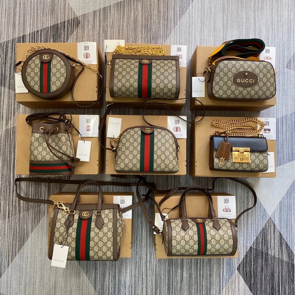 gucci Crossbody Shoulder Bag Women Padlock Bucket Bag, Camera Shopping ...