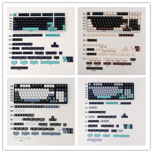 Gmk Clone Keycaps โปรไฟล์เชอร์รี่ DOUBLE SHOT Keycap 80082/Blue Samurai/Rome custom Keycaps ...