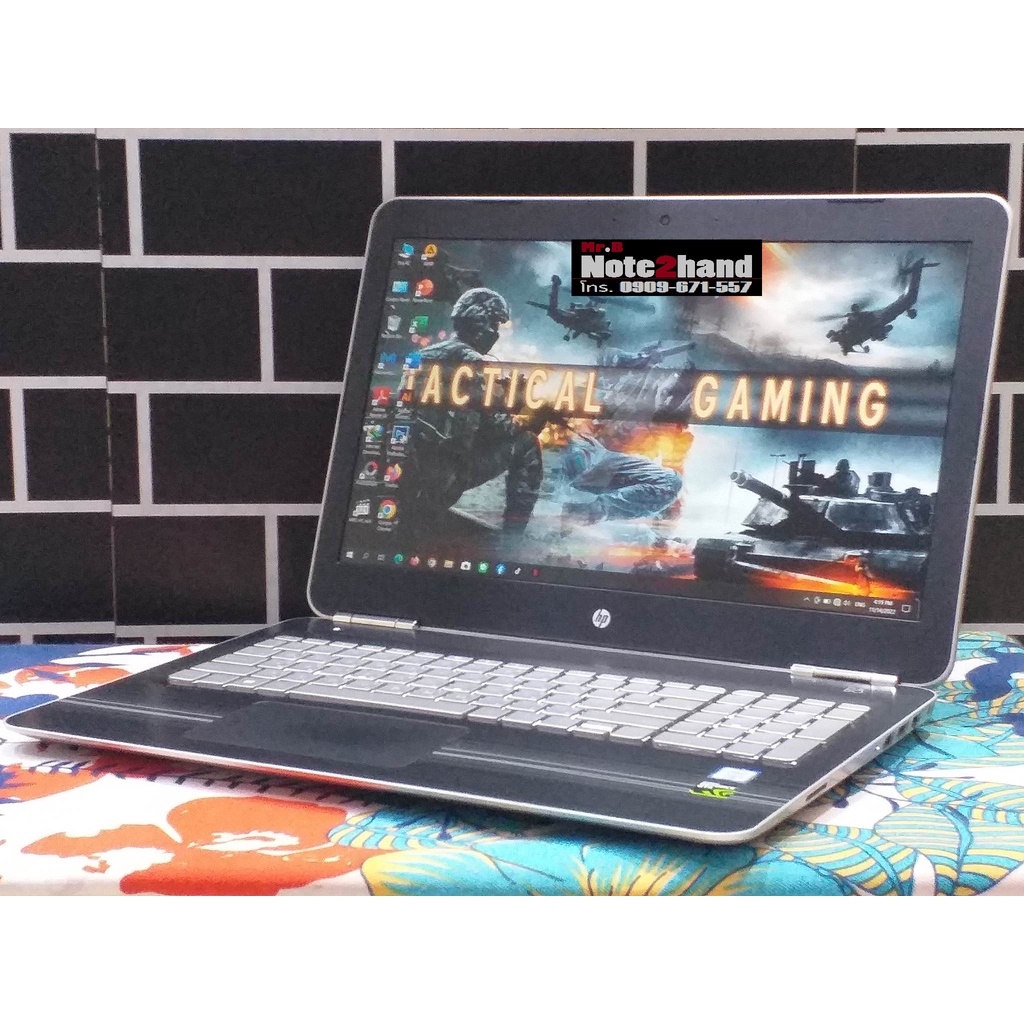 โน๊ตบุ๊คมือสอง HP Core i7-6700HQ หน้าจอ15.6”IPS แรม8+HDD 1TB+การ์ดจอ GTX 4GB | Shopee Thailand
