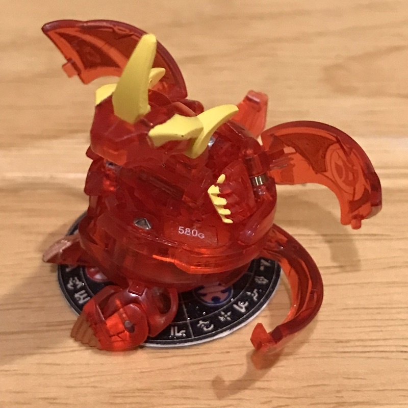 Bakugan Translucent Pyrus Cross Dragonoid บาคุกันครอสดราโกนอยด์ สีแดงใส ...