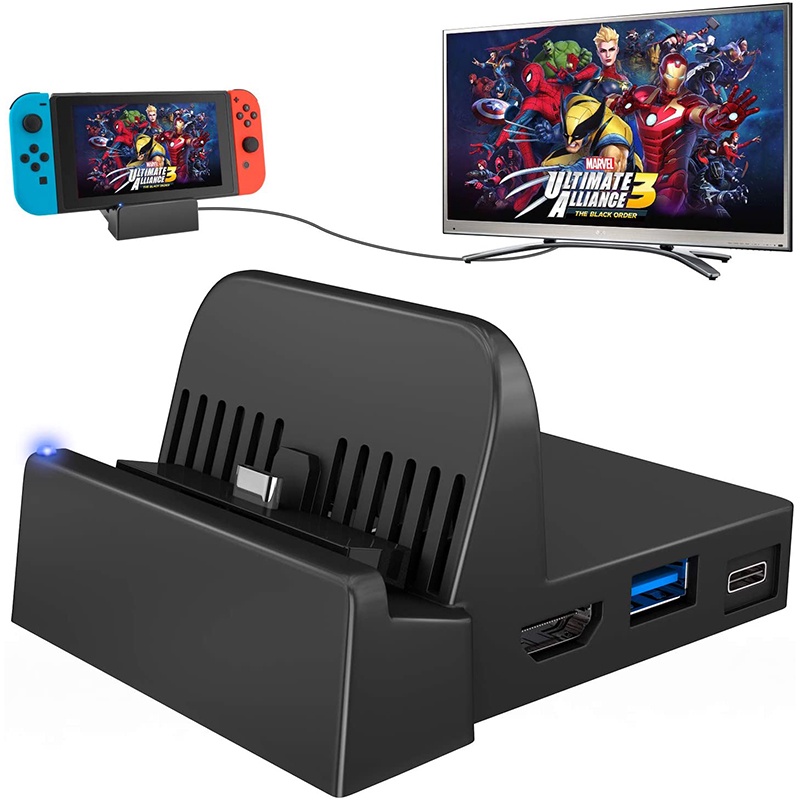 เปลี่ยน Mini DIY Cooling Dock Stand Base Station Case สําหรับ Nintendo ...