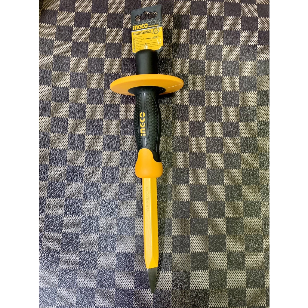เหล็กสกัดคอนกรีต สกัดปูน ปากแหลม พร้อมด้ามยางหนา INGCO รุ่น HCC0841016 ...