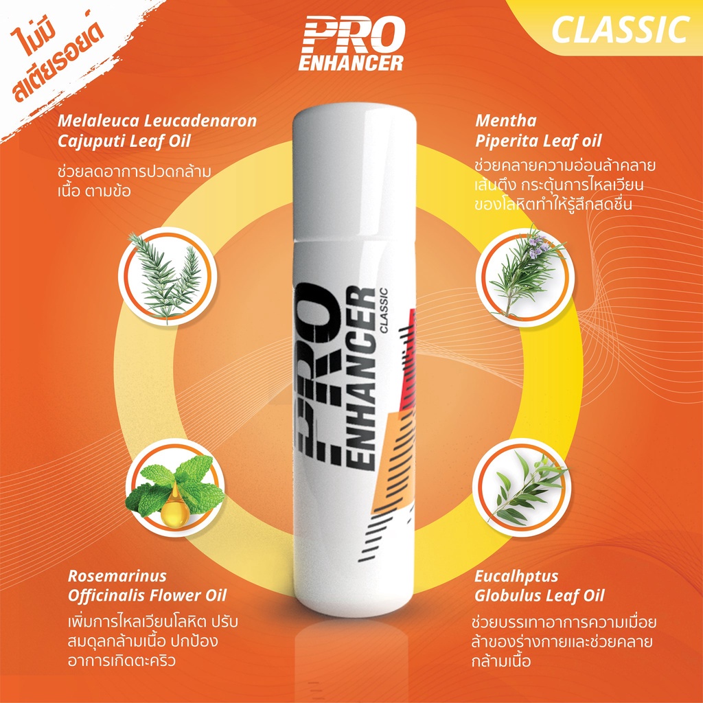 Pro Enhancer Classic (สูตรร้อน) สำหรับ วิ่ง ปั่นจักรยาน แบดมินตัน ...