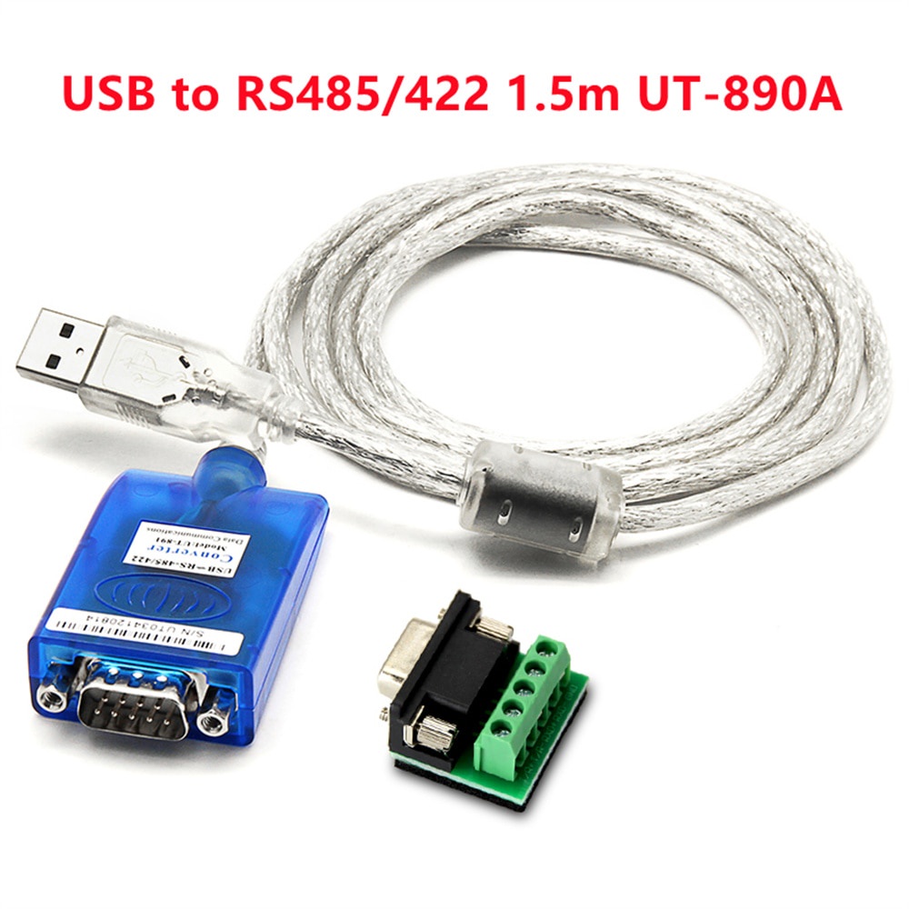 UTEK UT-890A USB to RS485/422 Serial Cable Shielded อุตสาหกรรมสายข้อมูล ...