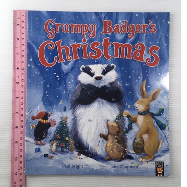 Grumpy Badger’s Christmas หนังสือภาษาอังกฤษปกอ่อนมือสองสภาพดี | Shopee ...