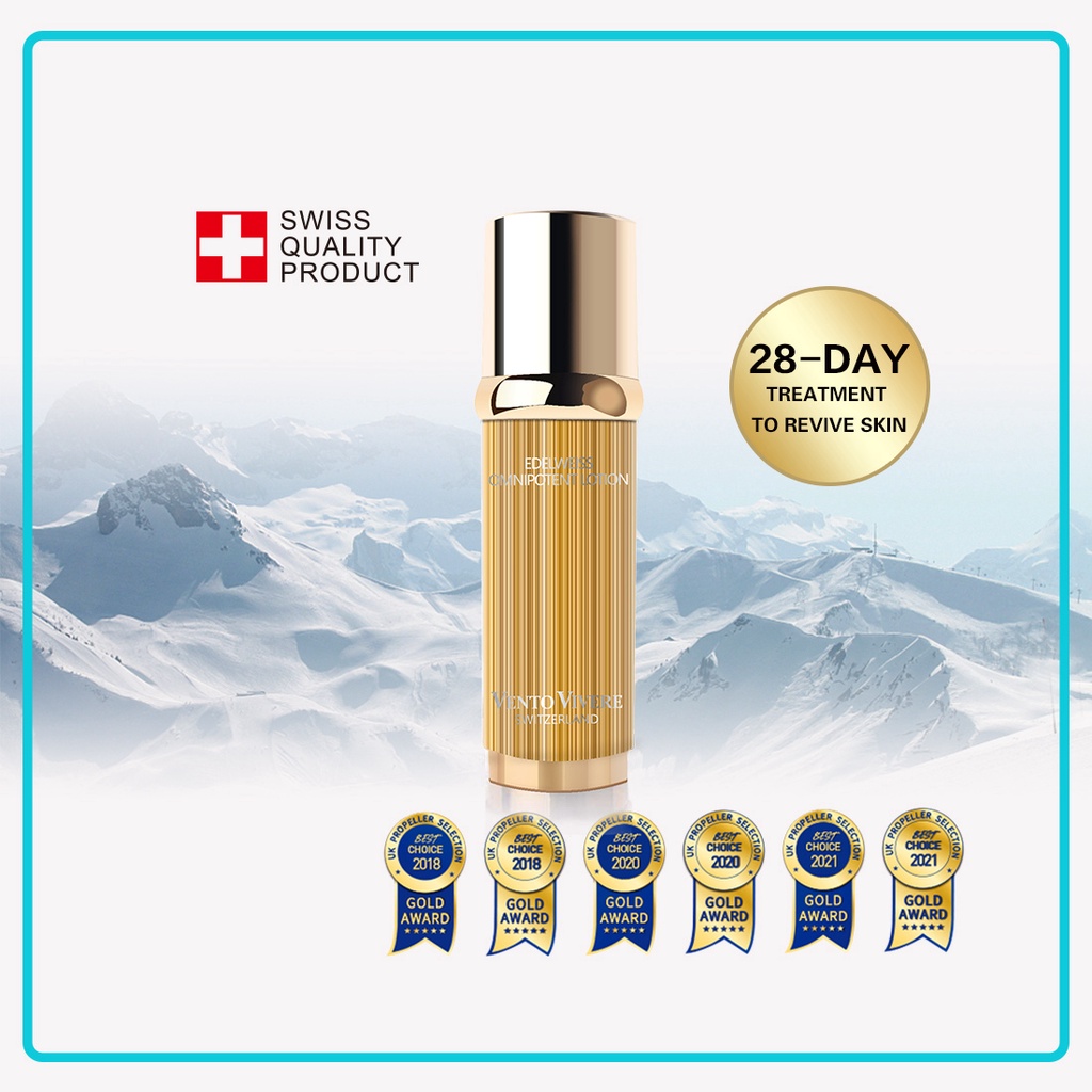 Vento Vivere EDELWEISS OMNIPOTENT LOTION โลชั่นบำรุงผิว เนื้อสัมผัสบาง ...