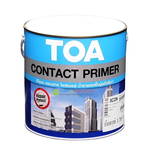 TOA Contact Primer E1100 รองพื้นปูนเก่า น้ำยารองพื้นทับสีเก่า ทีโอเอ ...
