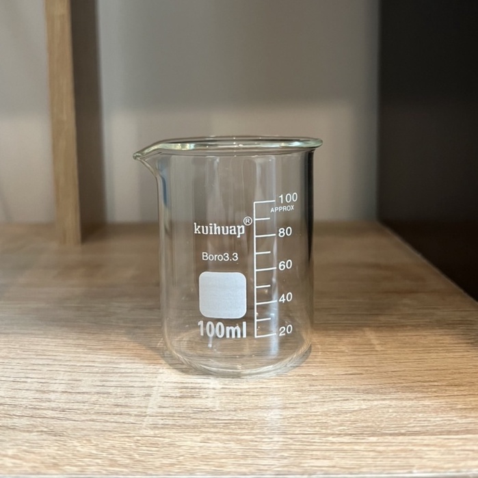 บีกเกอร์เเก้ว ขนาด 100ml Kuihuap LAB | Shopee Thailand
