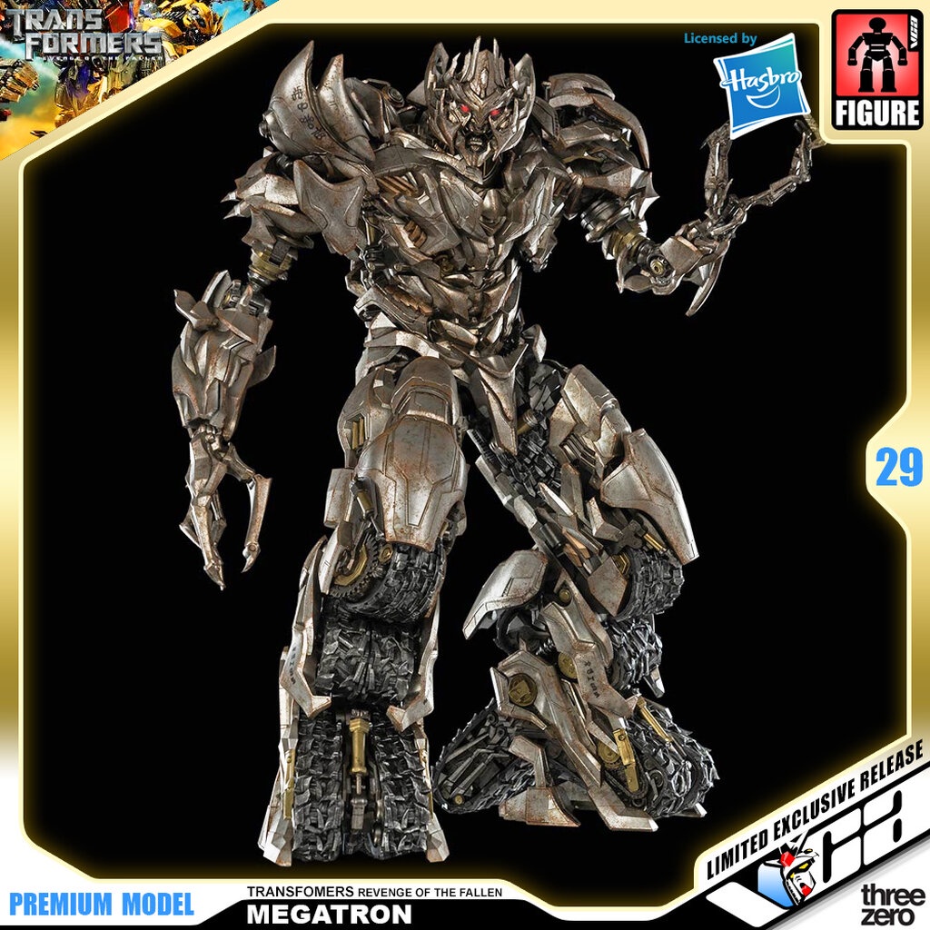 ⭐️ THREEZERO THREE ZERO DLX MEGATRON TRANSFORMERS REVENGE OF THE FALLEN หุ่นโมเดลฟิกเกอร์โครง ...