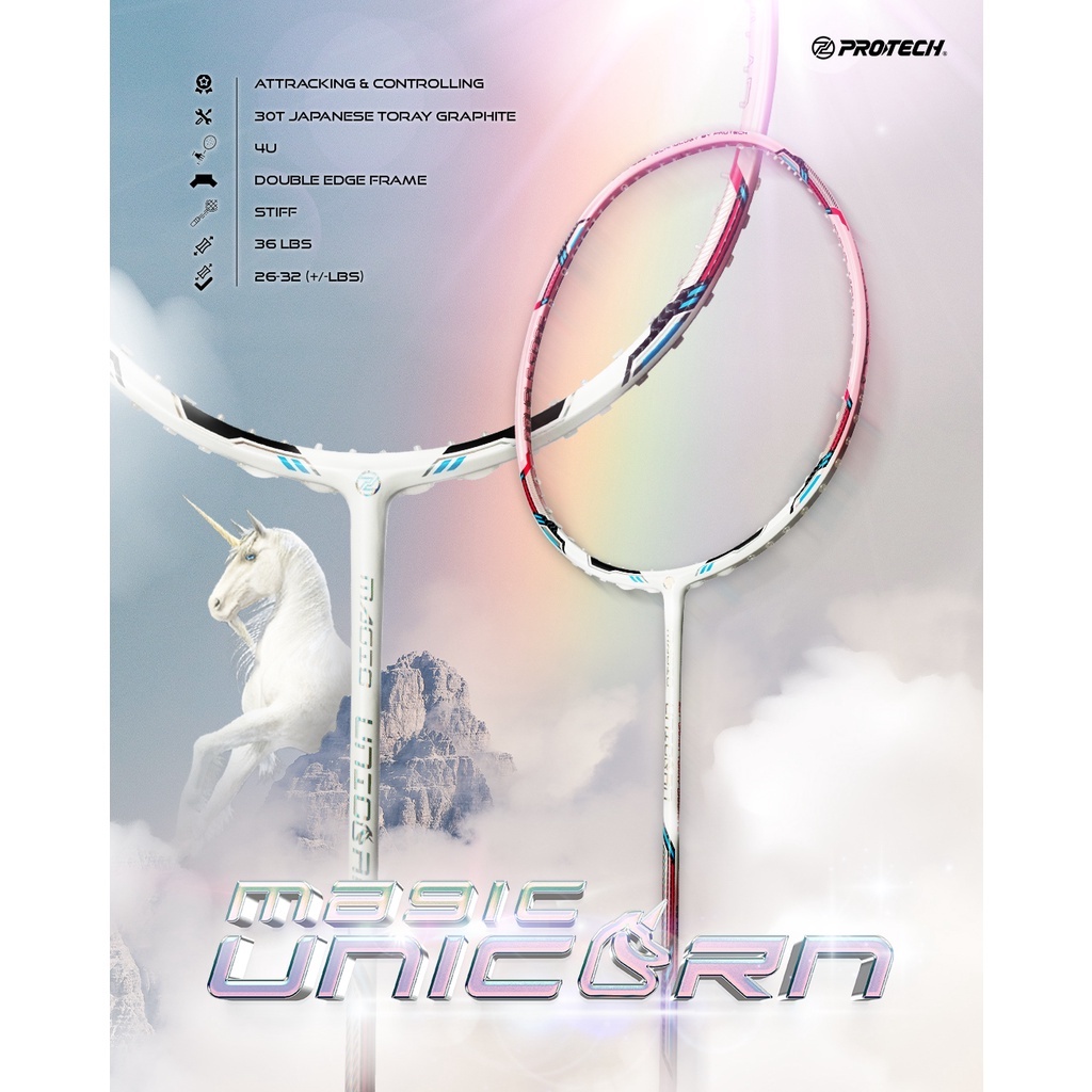 Protech Sports ไม้แบดมินตัน รุ่น Magic Unicorn | Shopee Thailand
