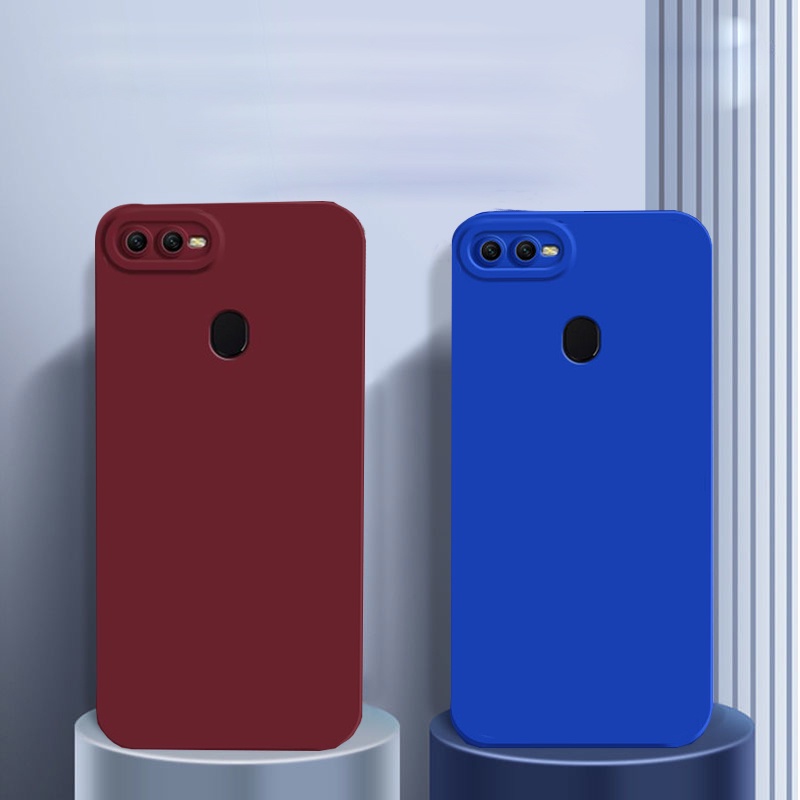 Oppo F9 A5S A3S F5 F7 A12 A12E กันชนสี่เหลี่ยมกันกระแทก Slim Thin ...