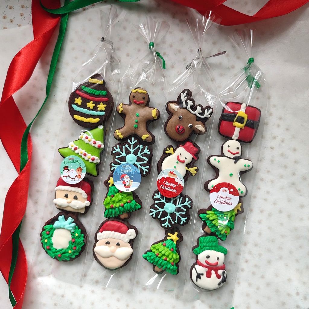 ส่งออกภายใน3-4วัน // sent within 3days คุ้กกี้ชอคโลแลตแต่งหน้าน้ำตาล ...