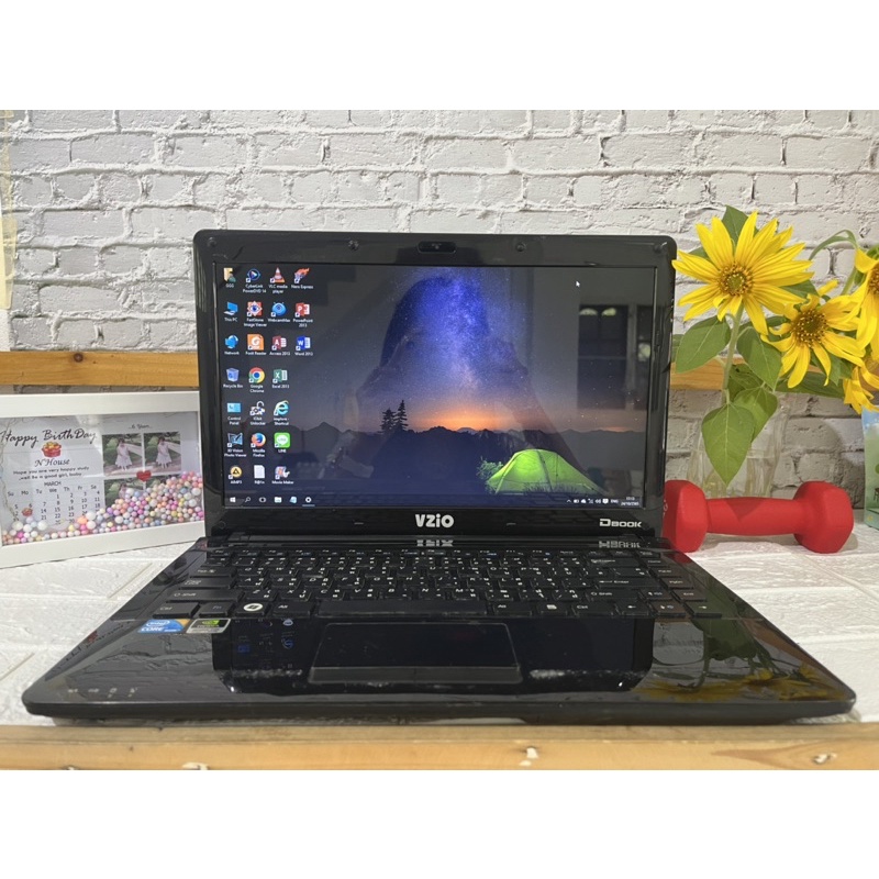 VZiO Core i3 แรม 4gb แบตเก็บไฟ โน๊ตบุ้คมือ2 มีบริการเก็บเงินปลายทาง ...