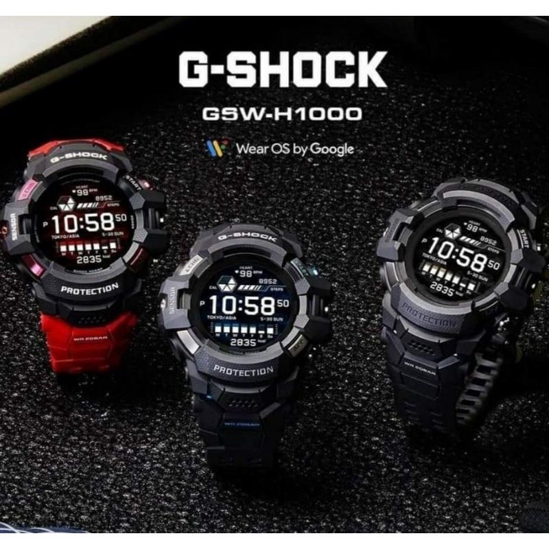 G-SQUAD PRO นาฬิกาอัจฉริยะ G-SHOCK พร้อม Wear OS by Google™ GSW-H1000-1,GSW-H1000-1A,GSW-H1000 ...