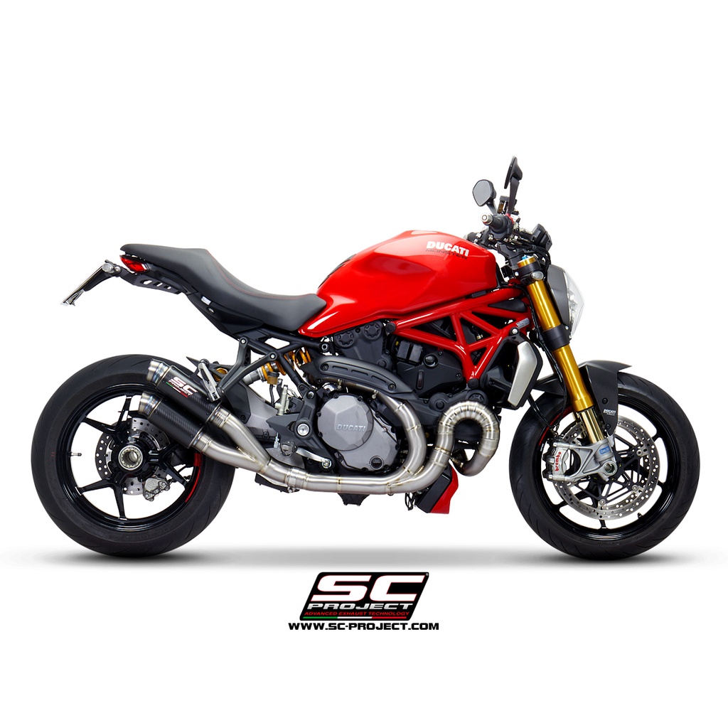 ท่อSC-Project สำหรับ DUCATI MONSTER 1200 (2017 - 2021) - S - R | compatible muffler not included ...