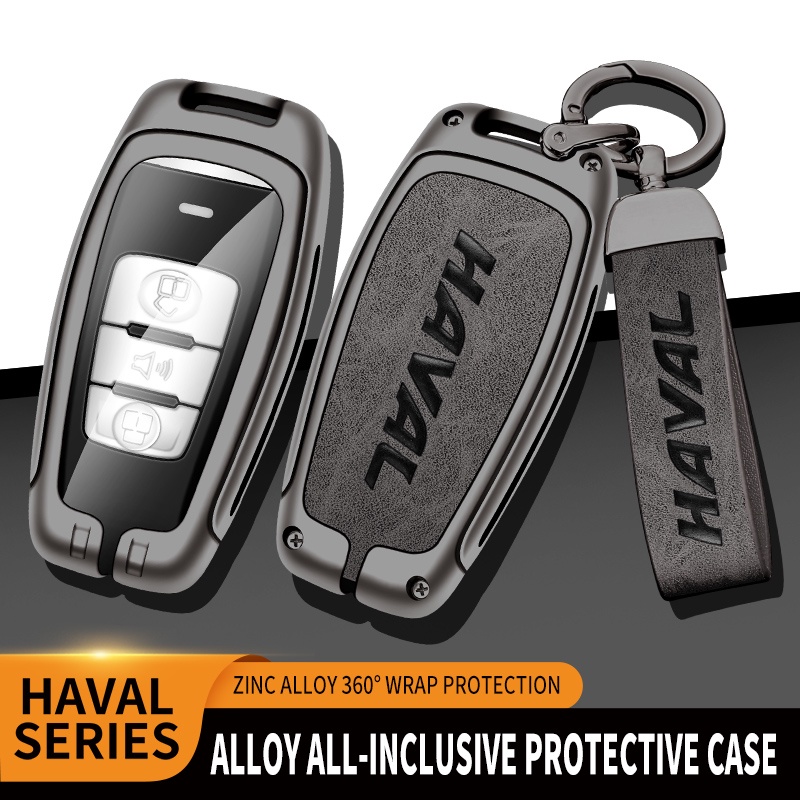 [พร้อมส่ง] เคสกุญแจรีโมทรถยนต์ แบบหนังอัลลอย สําหรับ Haval h6 h9 f7 h2 sf5f7x m6 h4 h7 h8 ...