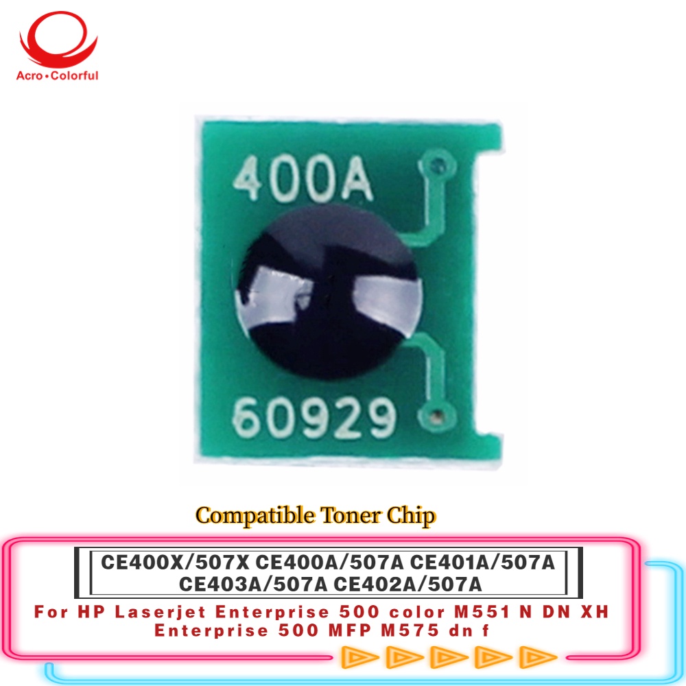 ใช้งานร่วมกับ CE400X CE400A CE401A CE403A CE402A Toner ชิปใช้กับ HP ...