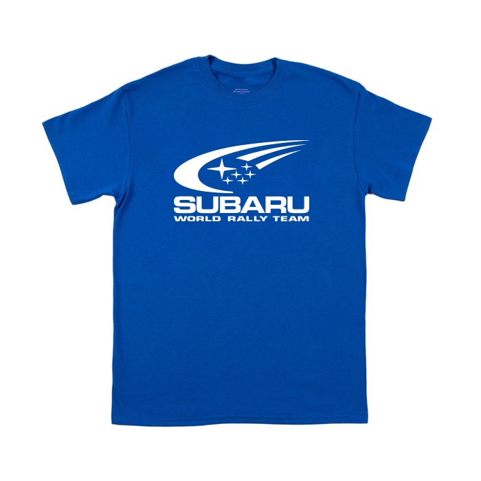 SUBARU IMPREZA WORLD RALLY T SHIRT เสื้อยืด คอกลม แรลลี่ ซูบารุ ผ้า ...