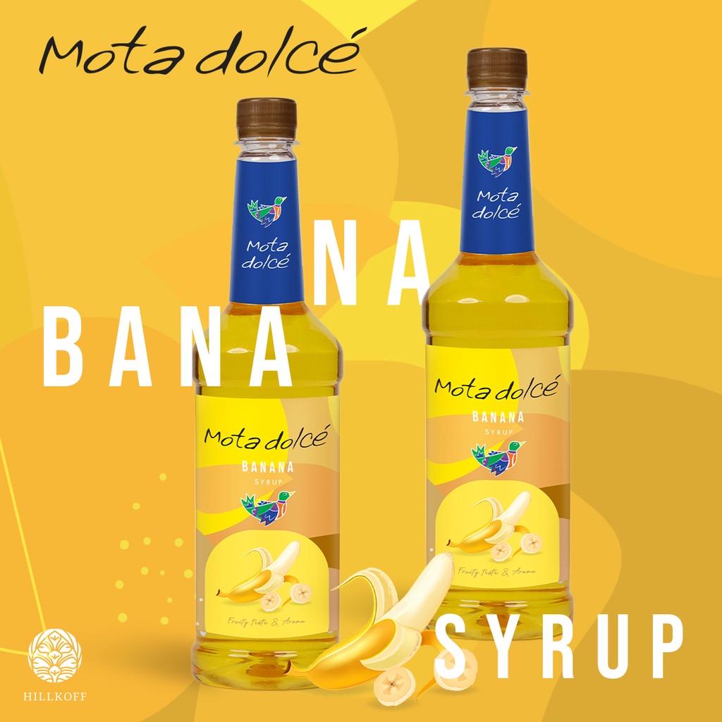 Hillkoff : Mota Dolce' Banana Flavor Syrup น้ำผลไม้กลิ่นกล้วย | Shopee ...