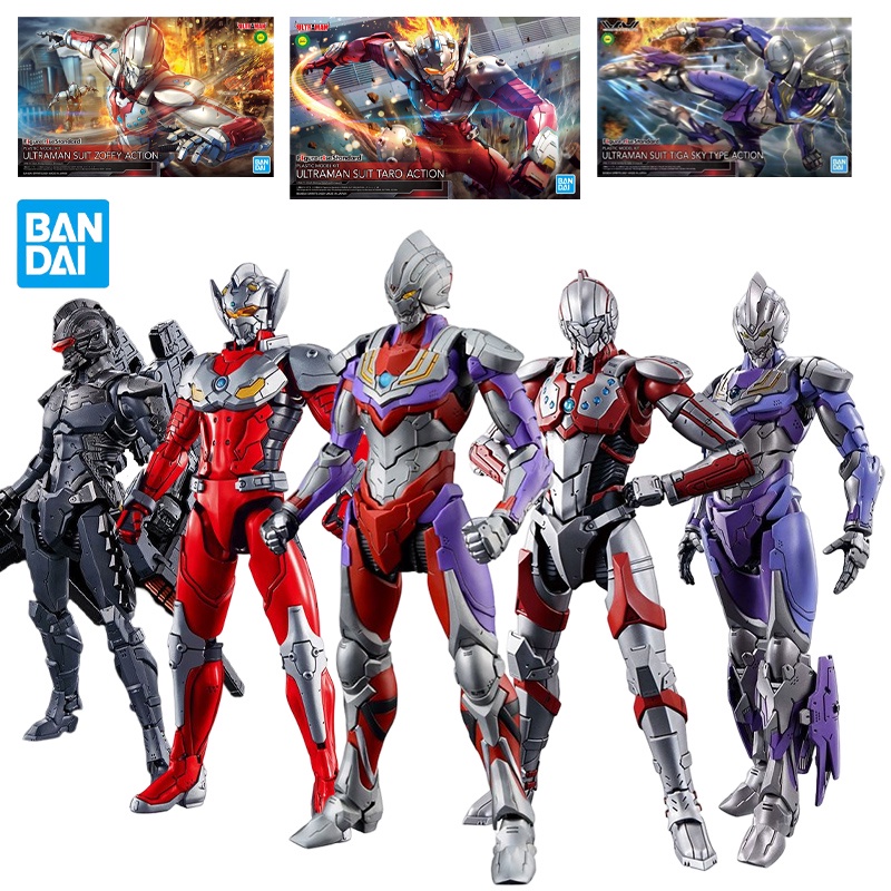 ABandai Original Model Kit Figure-rise Standard Ultraman Tiga Armor ...