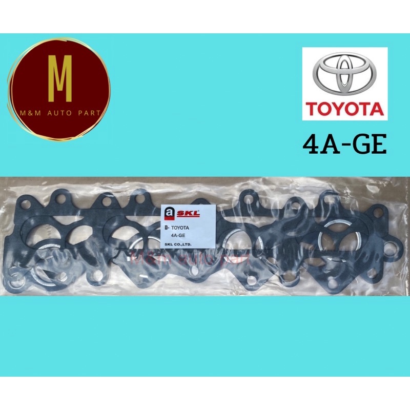 ประเก็นไอดี-ไอเสีย TOYOTA 4A-GE COROLLA AE92 AT160 AT171 AE101 DOHC 16V ...