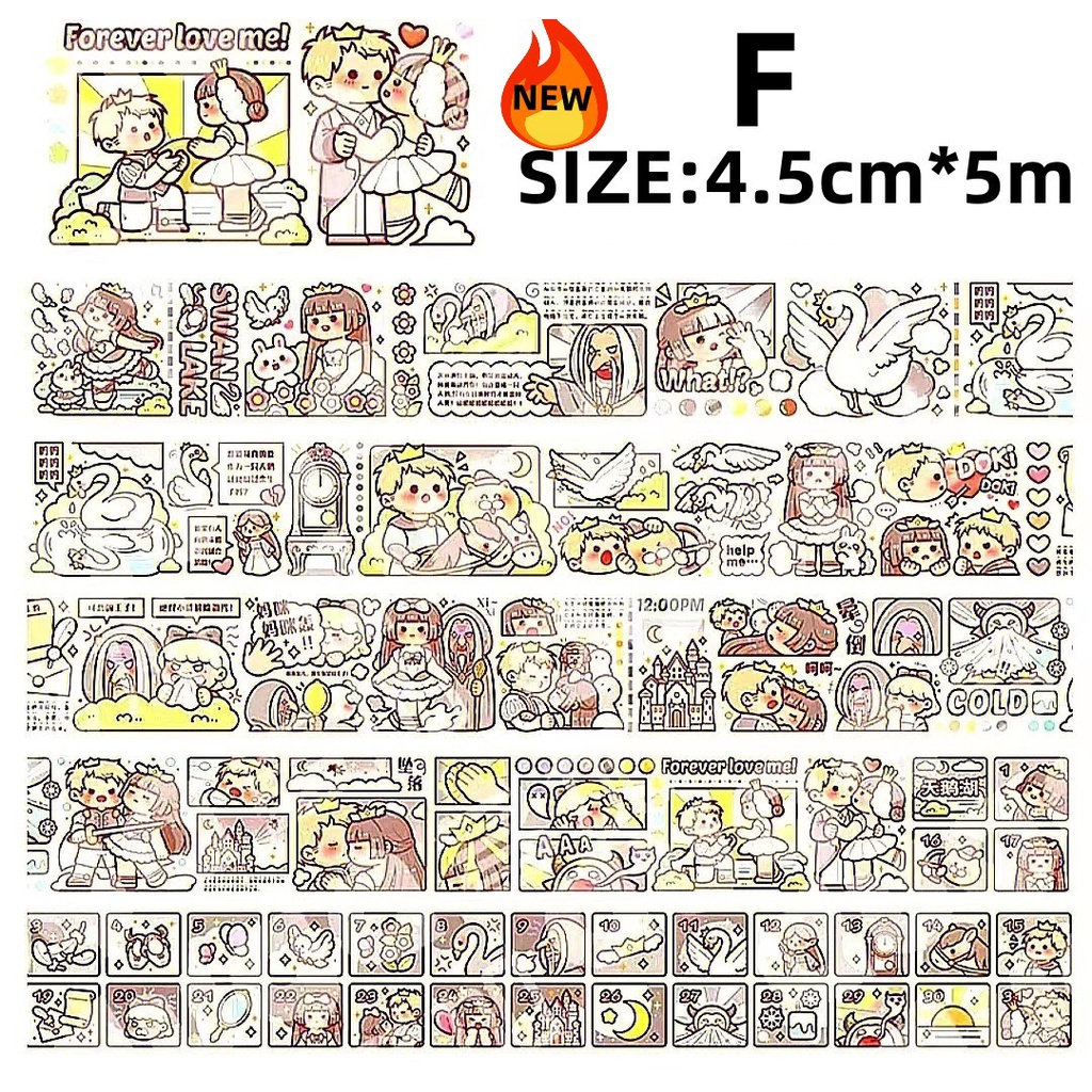 [Ready Stock] Small Mochi Paper Tape Sticker Whole Roll 5 Meters ...