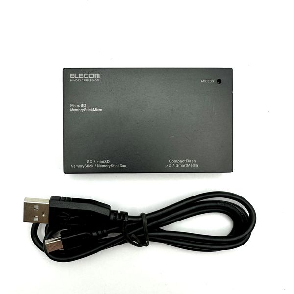 พร้อมส่ง การ์ดรีดเดอร์ ELECOM MR-A003BK Card Reader SM SmartMedia Card xD Card CF MS Card ...