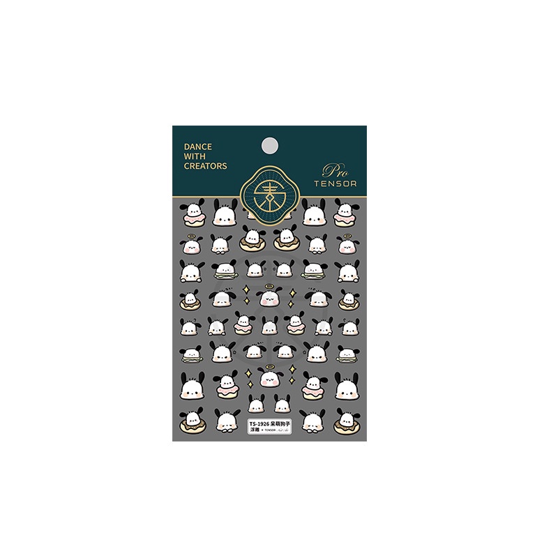 สติกเกอร์ ลายสุนัขน่ารัก 5D สําหรับติดตกแต่งเล็บ TS-1926 | Shopee Thailand