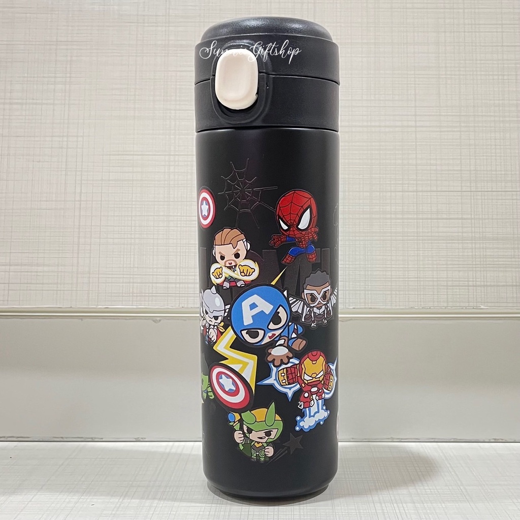 กระติกน้ำ กระบอกน้ำ เก็บร้อน เย็น ลายการ์ตูน 420ml | Shopee Thailand